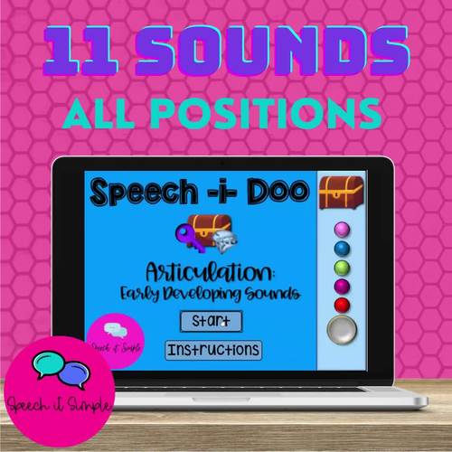 Speech-i-Doo: Articulation Early Developing Sounds BOOM Game Digital ...
