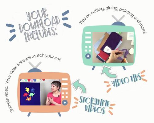 Circle Time Song: Apple Bingo Felt Board Pattern by Flannel Board Fun