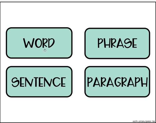 No Print S Articulation by Speech Tea | TPT