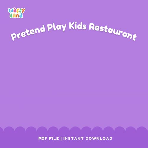 Pretend Play Kids Restaurant Printable - Dramatic Play Menu, Money ...
