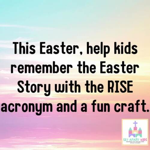 Easter Cube Craft for Kids | Hands-On Resurrection Story Activity