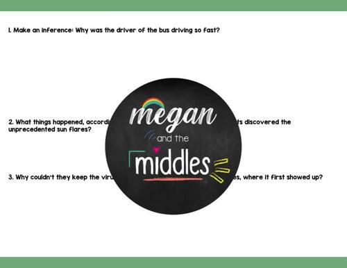 The Maze Runner: Comprehension Questions & Keys for CHAPTERS 61, 62 ...