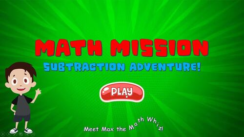 Math Mission: Subtraction Adventure! | Interactive PowerPoint Game