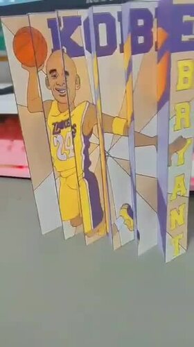 Blackhistory Month Crafts Agamograph Art Kobe Bryant Basketball NBA ...