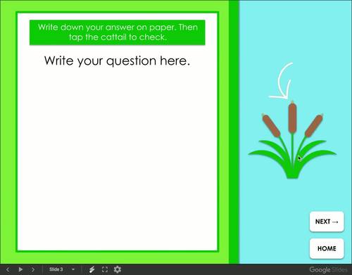 Google Slides PowerPoint Game Template | Digital Editable Self-Checking ...