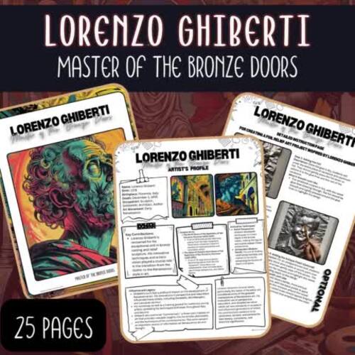 Lorenzo Ghiberti Artist Study: Reading, Lesson, and Project | TPT