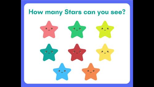 Let's Count Stars 1-20 Printable & Digital Counting Task Cards for K ...