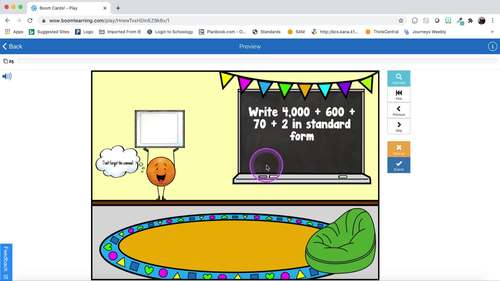 Place Value Number Forms: Digital Boom Cards by Red Specs | TPT