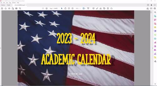 IVY - 23-24 Digital Academic Planner by Sassy Stuff | TPT