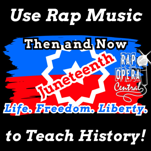 Juneteenth Rap Song for Reader's Theater Play with Reading Activities