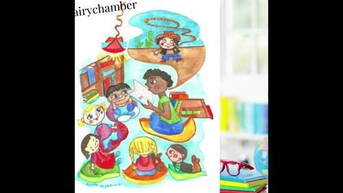 Exciting Story Printable Wall Art 3 Sizes + Bookmarks by Fairychamber