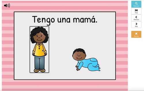 Spanish Boom Cards / Digital Task Cards--Family / La Familia | TPT