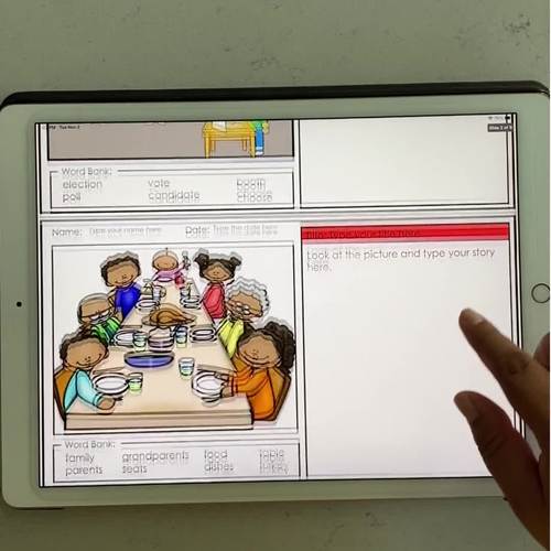 November Digital Writing Prompts Made for Google Slides™ | TpT