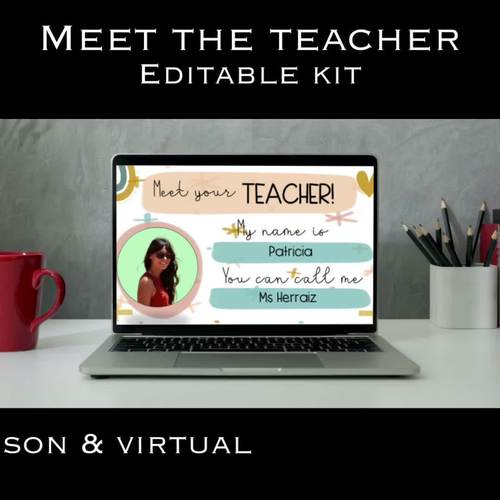 Meet the teacher Template Editable | Back to school Slides | Power Point