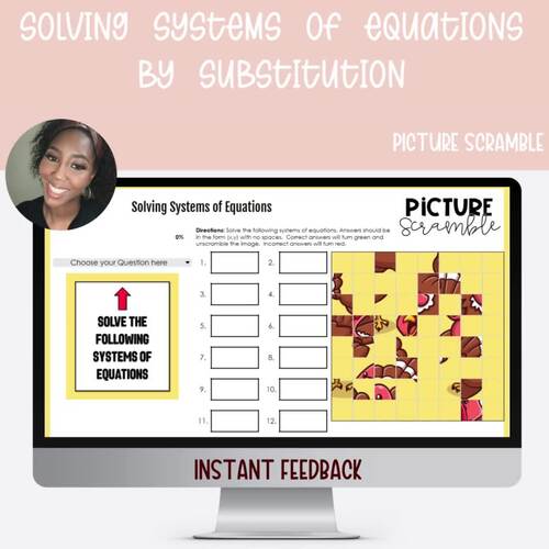 Solving Systems of Linear Equations Digital Activity | Thanksgiving