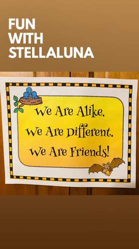 Stellaluna Bat Activities Comparing & Contrasting With Venn Diagrams