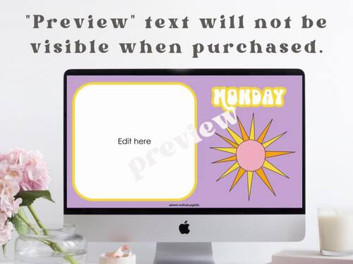 Fall Slide Templates With Timers - Editable Classroom Daily Slides
