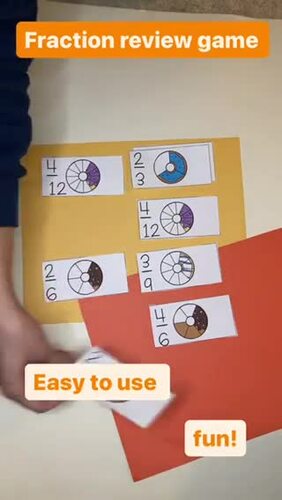 Donut Equivalent Fraction Match Game by Fromtheminimalhive | TPT