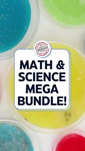 Math and Science Entire Year Mega Bundle for Middle and High School