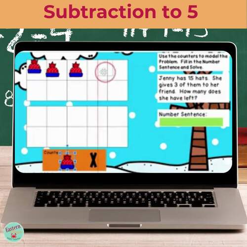 Subtraction Word Problems for First Grade by Eastern Shore Math Teacher