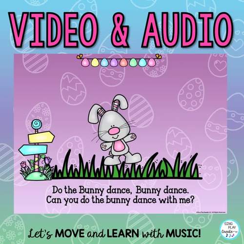 Spring Bunny Movement Song "Do the Bunny Dance": PreK-2nd Grades