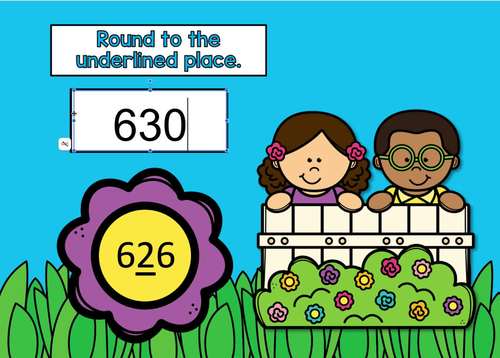 Rounding to the Nearest 10 and 100 Place Value Task Cards for Google ...