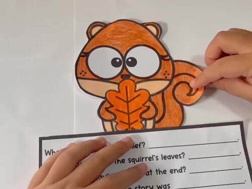 The Leaf Thief Activities | Fall Craft and Writing Activities | TPT