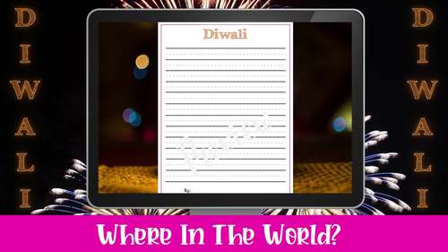 Where In The World? DIWALI Research & Write Activity Sheets by WorldSkoolie