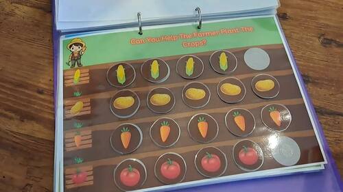 Farm Preschool Early Math Printable Sorting Activity Preschool Farm ...