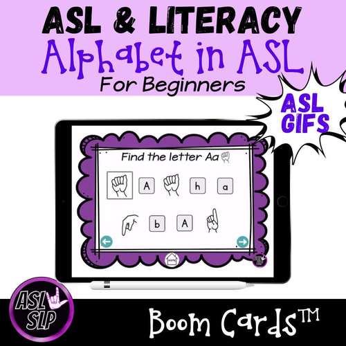 Boom Cards™ - ABC American Sign Language (ASL) Fingerspelling - For ...