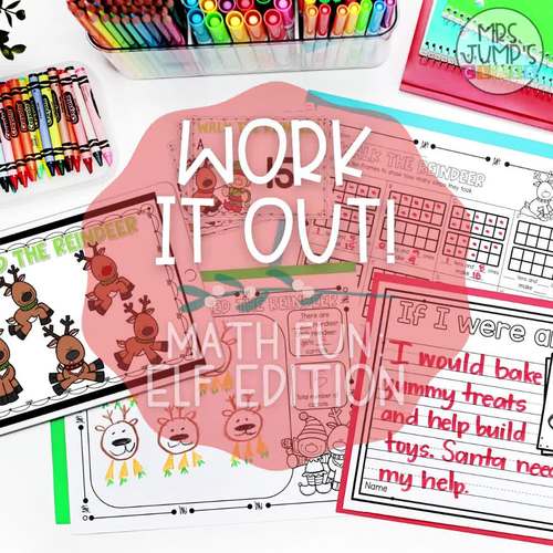 Christmas Elf Ideas- Centers, Math Activities, Craft Project, Writing ...