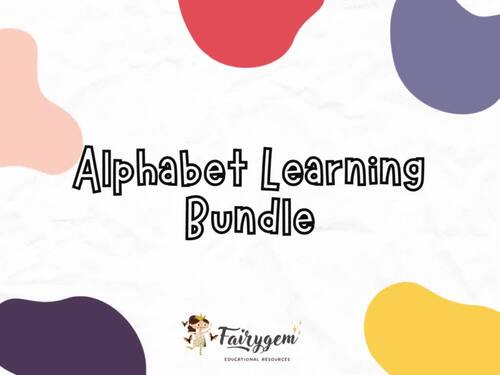 The Alphabet Learning BUNDLE - Tracing, Letter Hunts, Flashcards & Games.