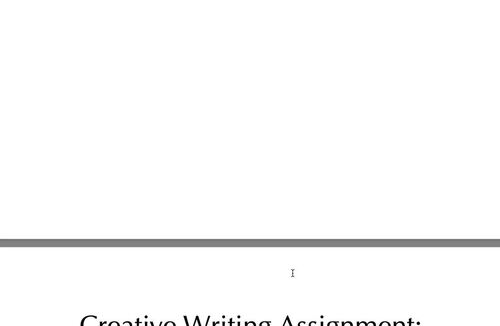 High School Creative Writing Assignments (6 total, 12 pages) by Curt's ...