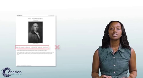 Identify the Author’s Reasons to Support Points in a Text by Cohesion ...