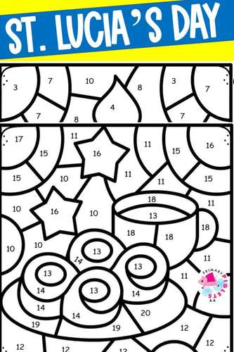 st lucia day coloring