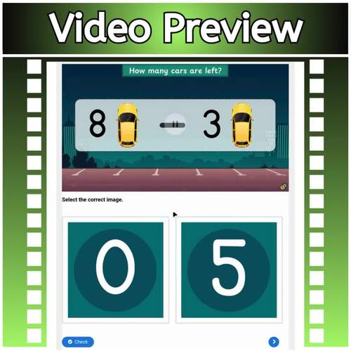 Subtract and Select: Single Digits (Numbers 1-10) Digital Resources