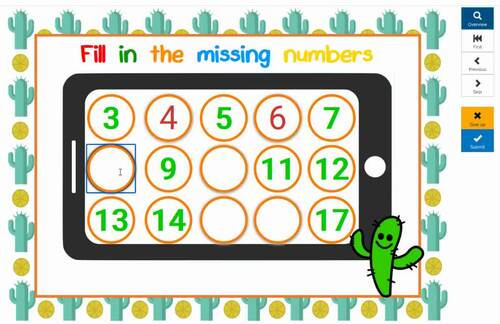 Cinco de Mayo Missing Numbers to 100 Boom Cards by Math Through Games