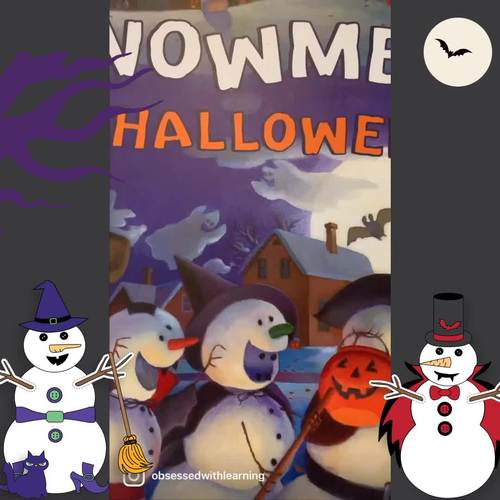 Snowmen At Halloween, Writing Craftivity, Writing Prompts, Graphic ...