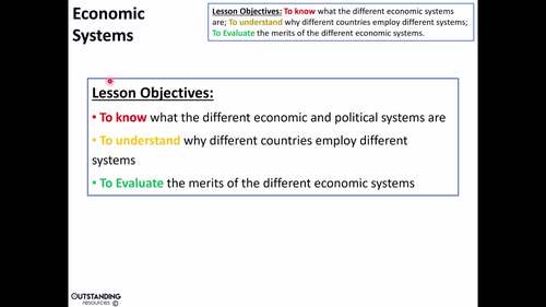 Economic Systems (Capitalism, Socialism, Communism) by Outstanding ...