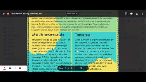 IB Introductory Activities by Uplingo | TPT