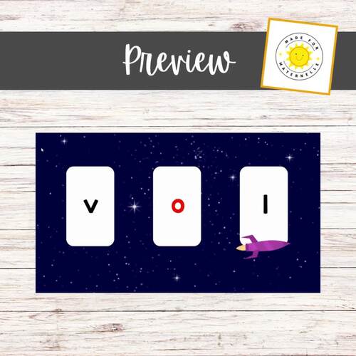 Fusionner-French Phonics- Digital Blending Boards and Flashcards- Letter Oo