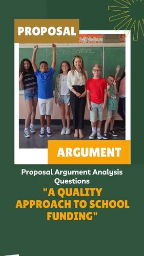 Proposal Argument Analysis: School Finance Reform (Dual Credit English ...