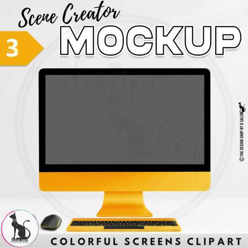 Realistic Technology Clipart Computer Keyboard and Mouse | Bright Bold ...