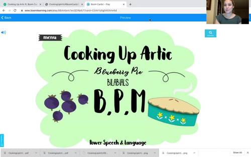 Cooking Up Artic Bilabials, Boom Cards Speech Therapy, Distance ...