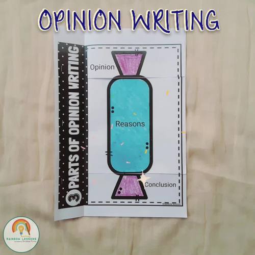 Opinion Writing Graphic Organizers | Opinion Writing Prompts by Rainbow ...