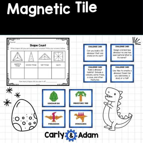 Magnetic Tile STEM Task Cards MEGA BUNDLE | TPT