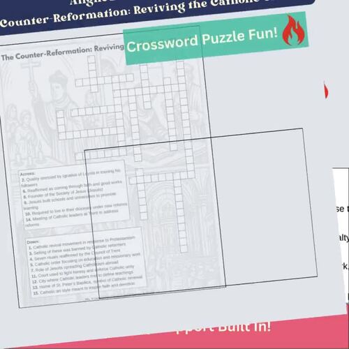Counter-Reformation and Catholic Revival Puzzle Pack — HSS 7.9.5