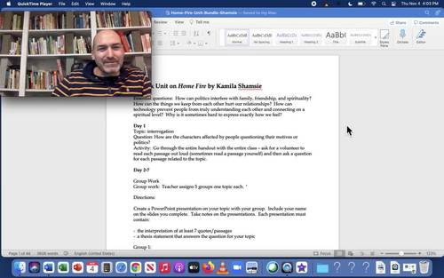 3-Week Unit Bundle on Exit West by Mohsin Hamid | Activities | Handouts