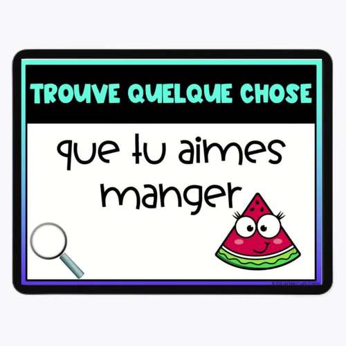 French Digital Scavenger Hunt by Sprinkle it with French | TPT