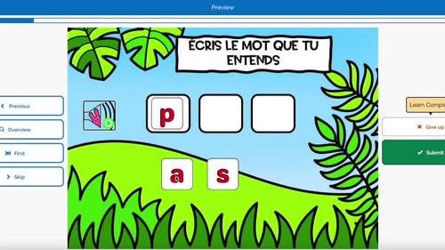 French Sight words audio BOOM CARDS | Mots Fréquents LIST 3 SET 4